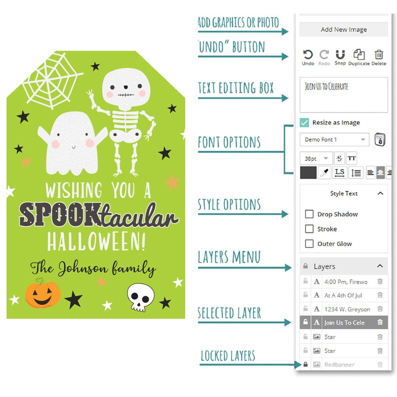 Editable Halloween Trick or Treat Tag Halloween Goodie Bag - Etsy