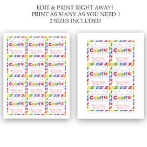 Printable Valentines Day Kids Cards, Valentine's Tag, Valentine Label ...