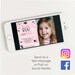 Editable Pink Halloween Birthday Invitation With Picture, Kids ...