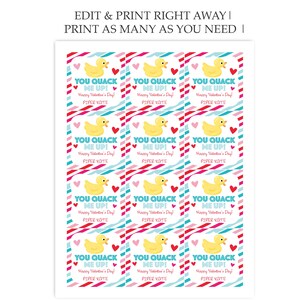 Lucky Duck Valentines Day Kids Cards, Kids Valentines Cards, Rubber ...