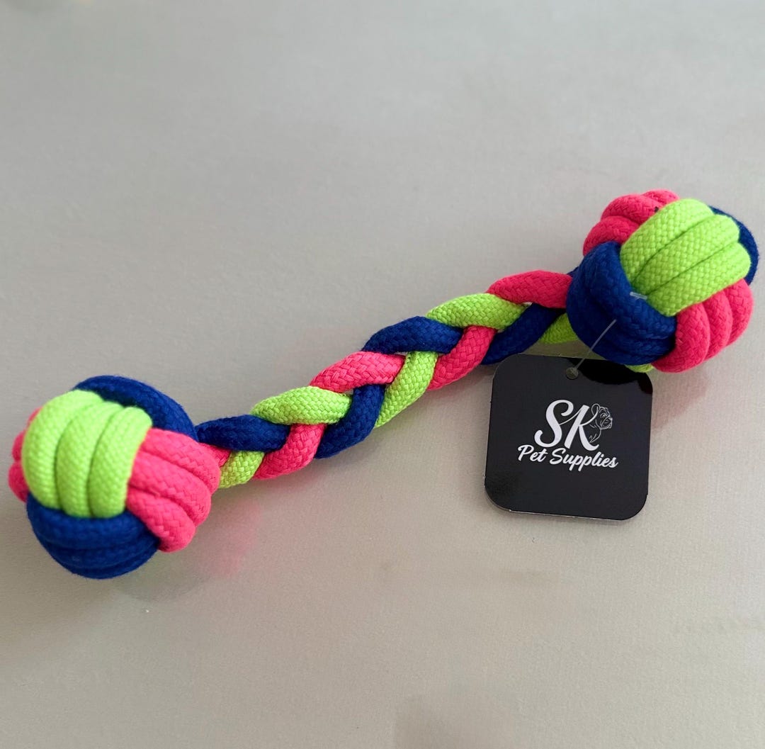 SK Dumbbell Rope Toy - Etsy