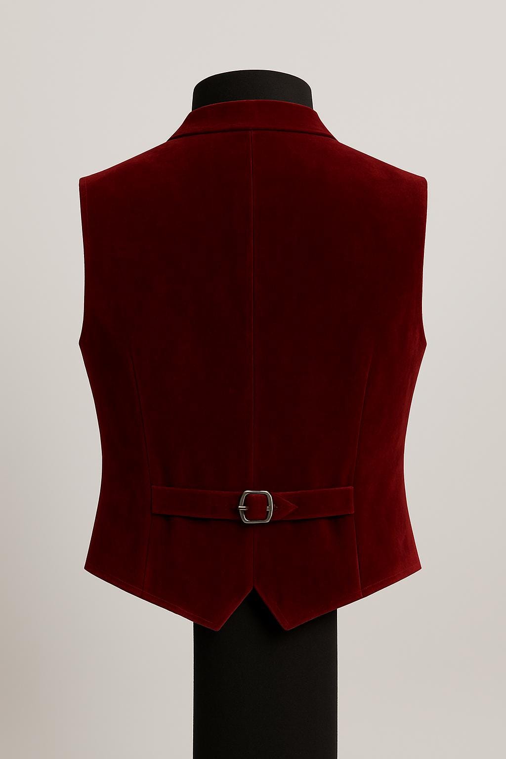 Mens Red Velvet Embroidered Coat & Vest Set, Victorian Steampunk ...
