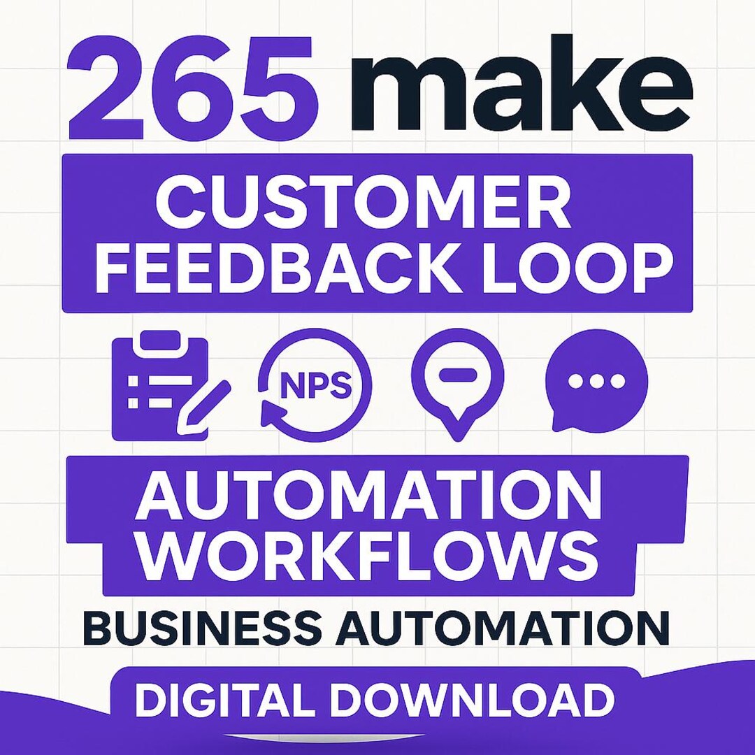 265 Customer Feedback Loop Make Automation Workflows | Business ...
