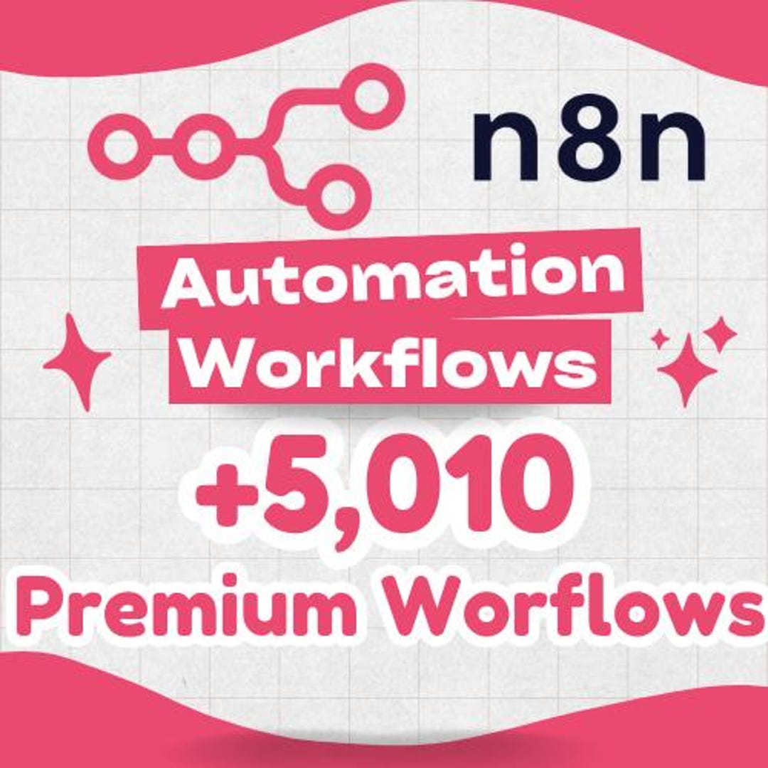 Ultimate N8n Automation Workflows Bundle (+5,010) - Save Money & Time ...
