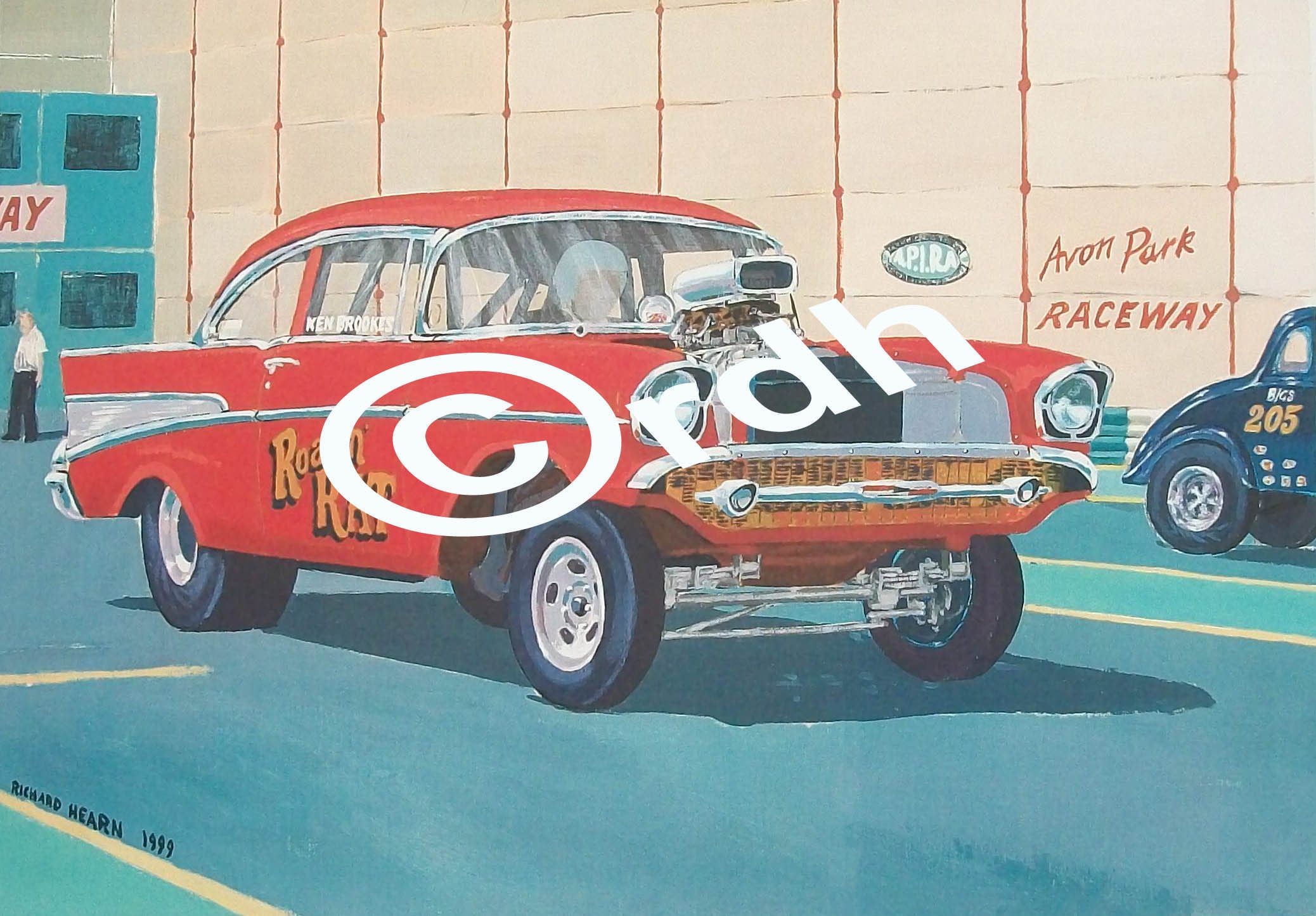 Gasser Drag Car Drawings