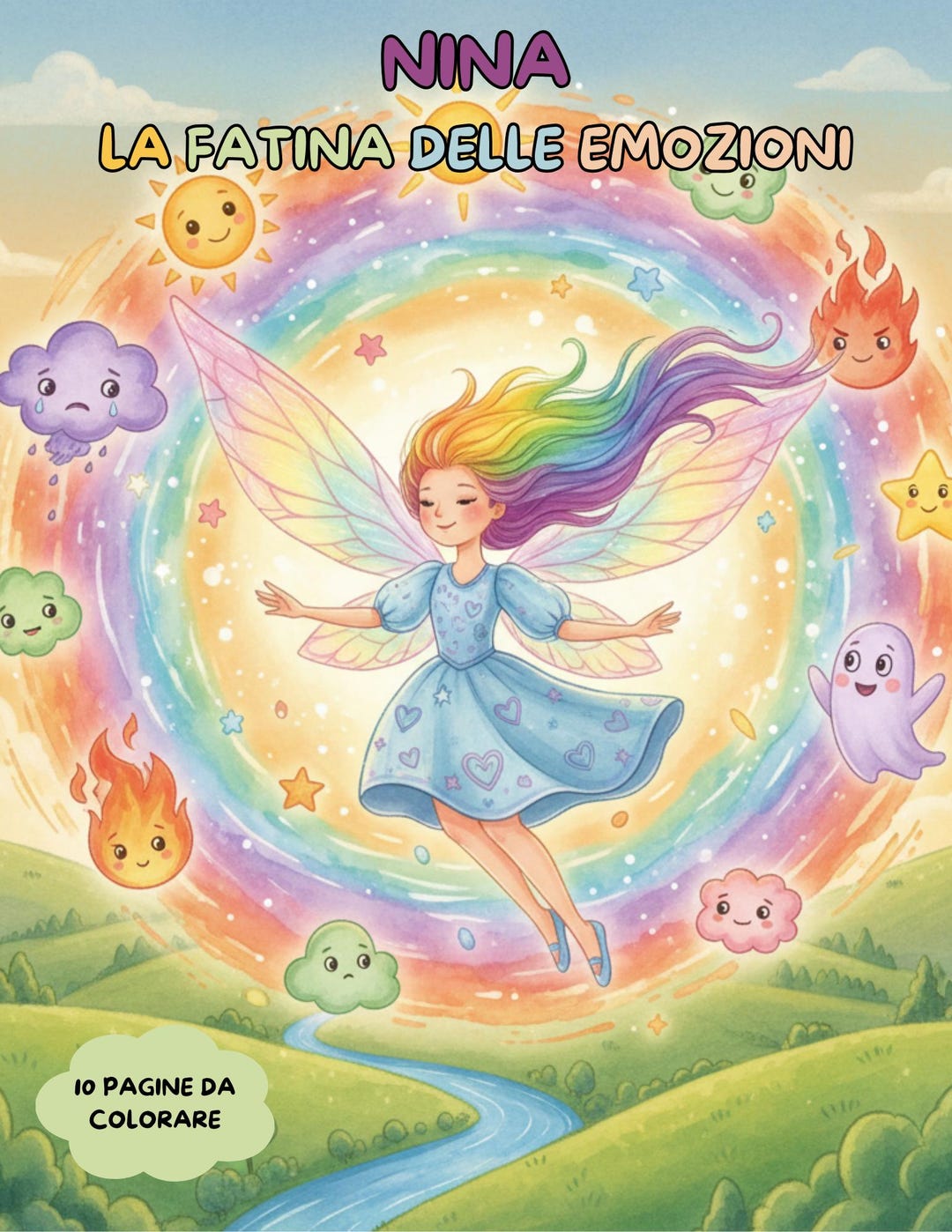 Nina the Emotion Fairy Coloring Book for Kids | Coloring Pages ...