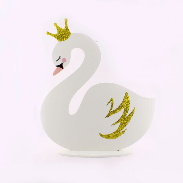 Swan Centerpiece - Etsy