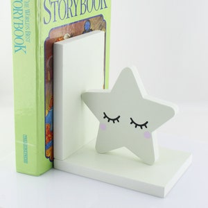 Star Kids Bookends, Personalized Gift, Star Nursery Decor, Baby Shower ...