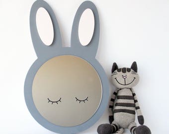 Rabbit mirror | Etsy