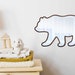 Wooden Grizzly Bear Shaped Kids Wall Mirror Boys Bedroom - Etsy