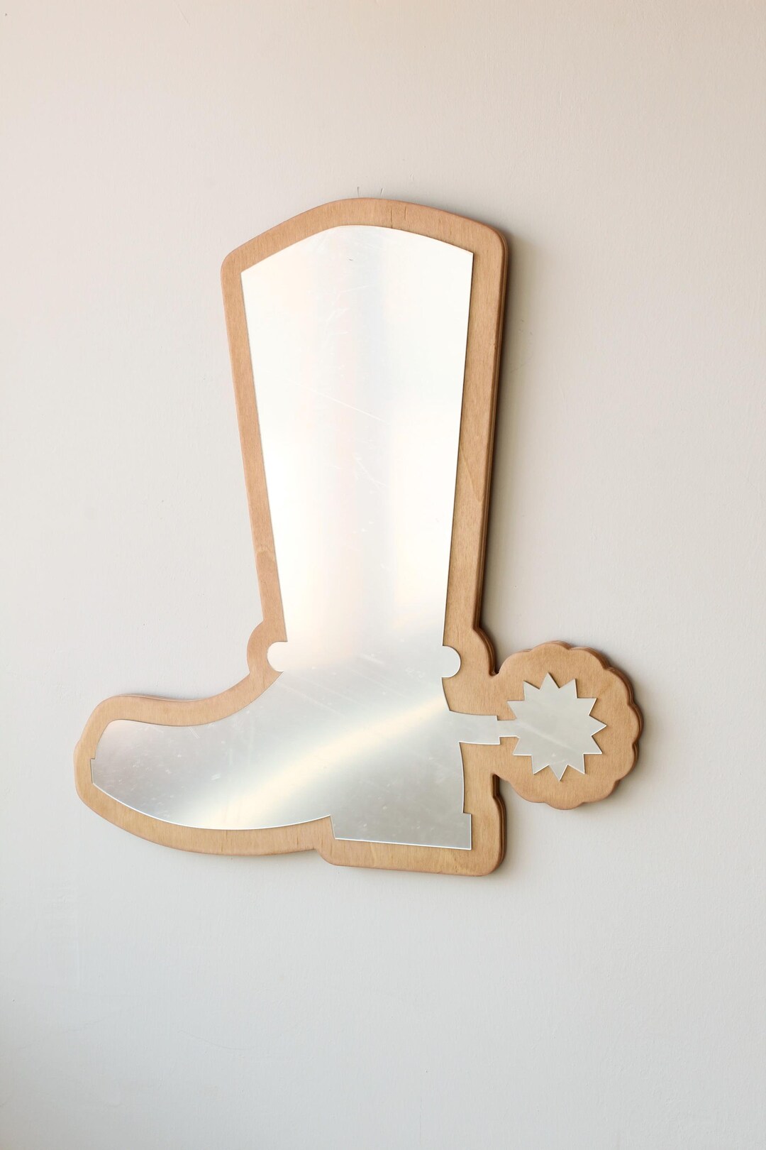 Personalised Cowboy Boot Mirror, Western Nursery Decor, Boys Nursery ...