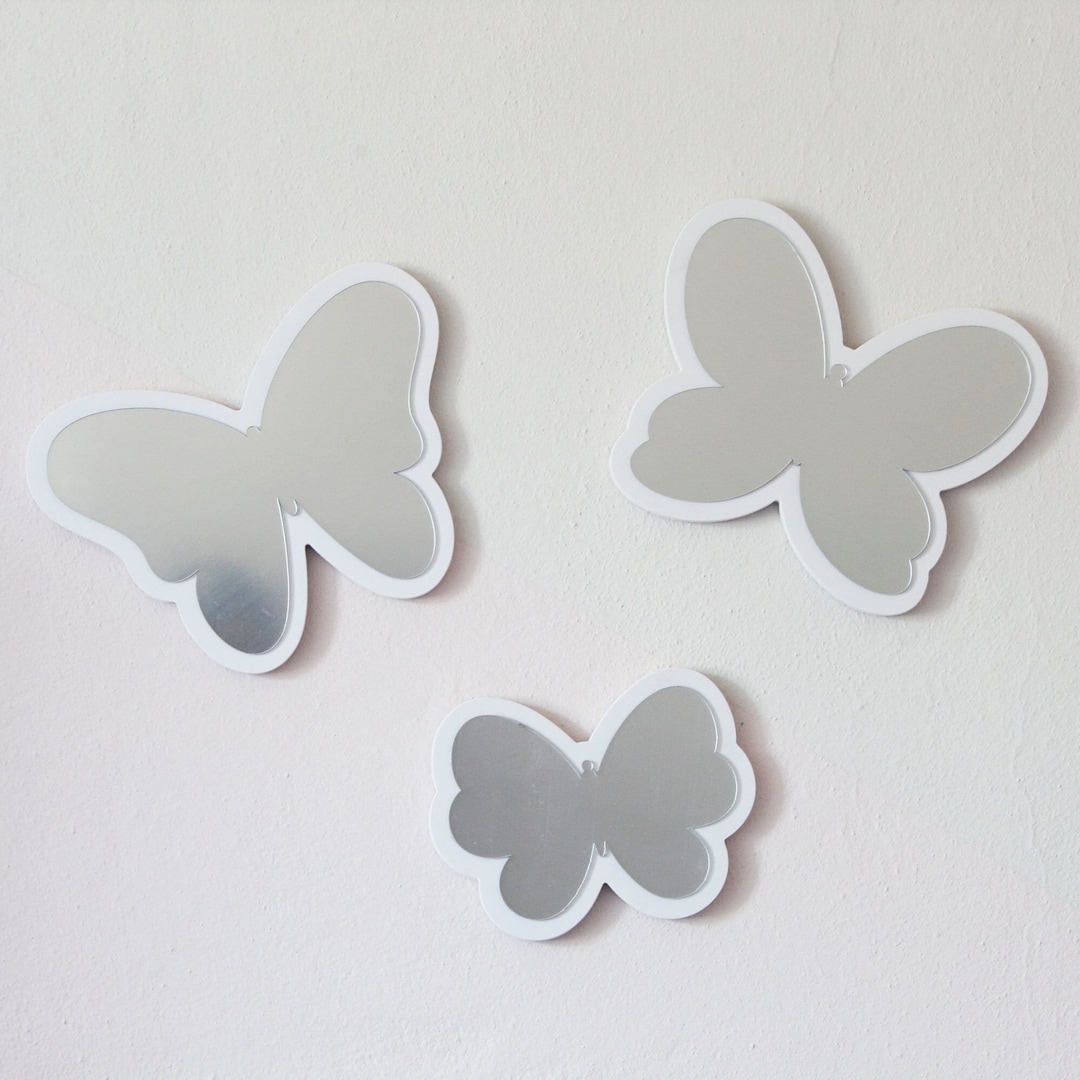 Butterfly Mirror Wall Decor, Girls Nursery and Bedroom Decor ...