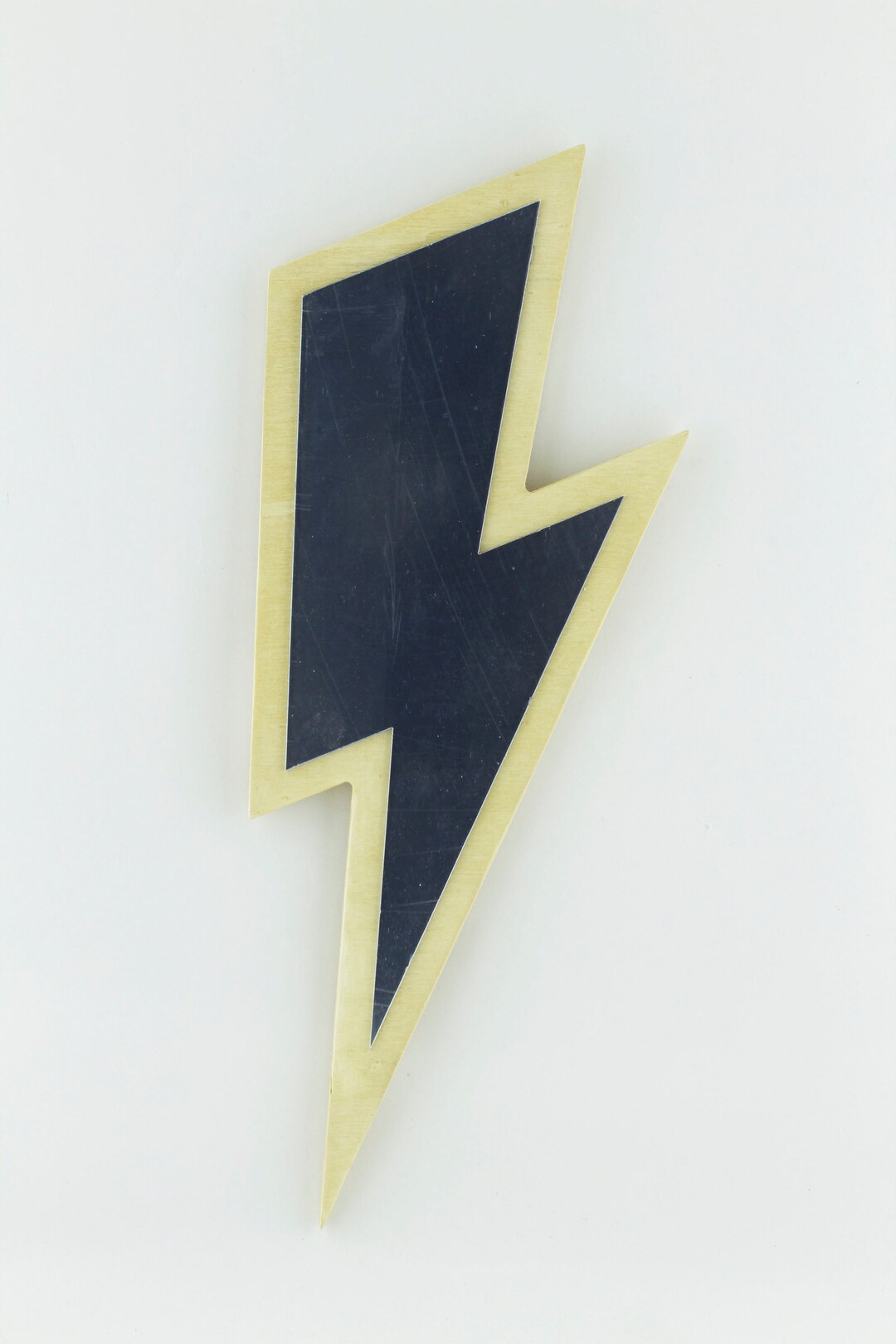 Lightning Thunder Bolt Shaped Wooden Kids Mirror, Nursery Wall Decor ...