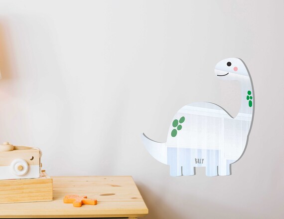 Dinosaur Shaped Kids Acrylic Mirror Boys Wall Decor - Etsy