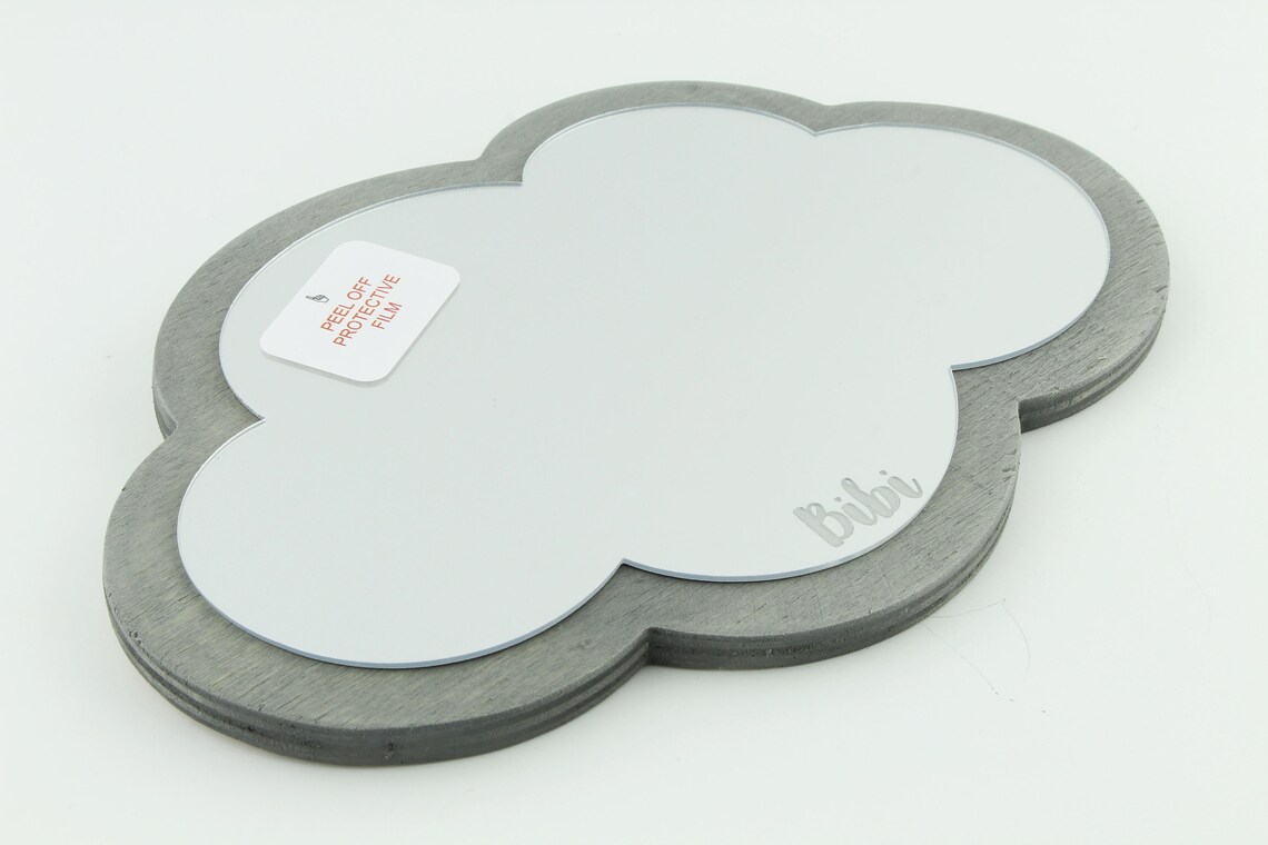 Cloud Shaped Wooden Kids Mirror Set Personalized Gift Cloud - Etsy