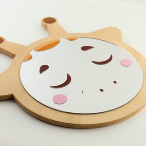 Giraffe Mirror Wall Decor, Safari Nursery Decor, Animal Nursery Decor ...