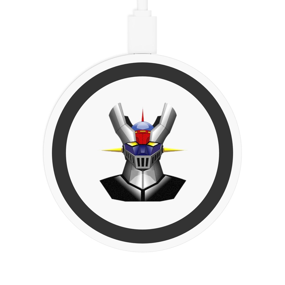 Retro Mecha Helmet Wireless Charging Pad | Robot Head Qi Charger - Etsy