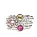Stackable Birthstone Ring, Family Ring, Gift for Mom, Friend, Grandma ...