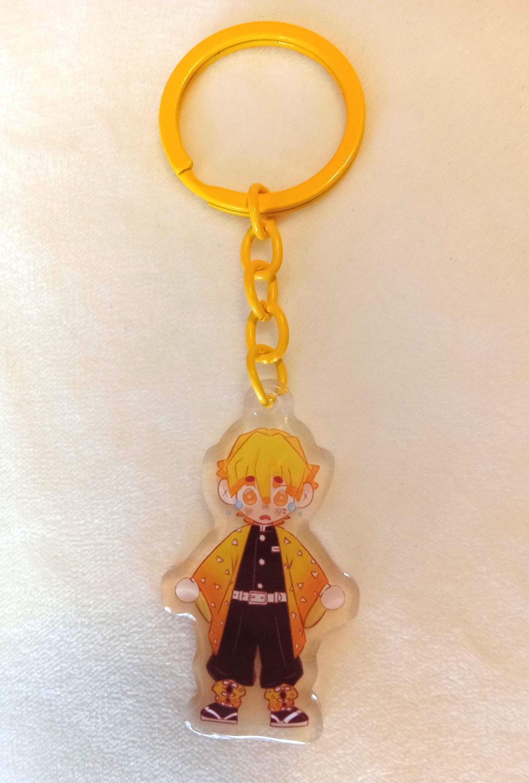 Zenitsu Demon Slayer Acrylic Keychain - Etsy