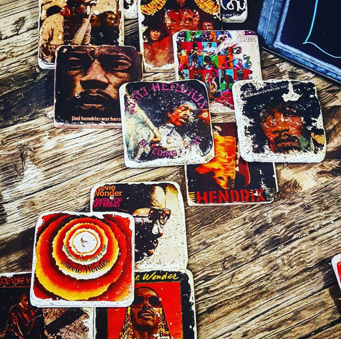 Album Cover Coasters Handmade Custom Music Lover Gift | Etsy