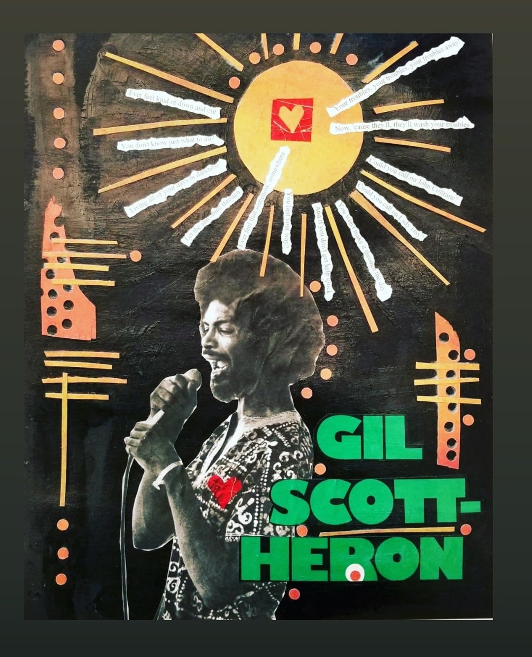 Gil Scot Heron, Activist, Music, Cut Paper, 60s Music, 70s Music ...