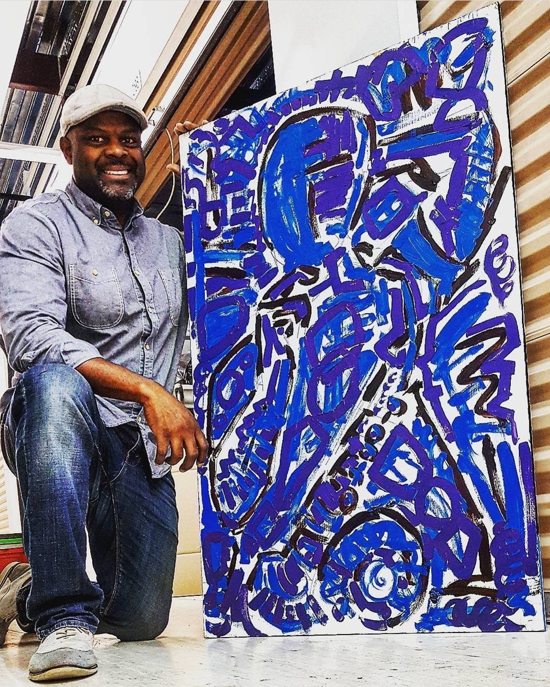 John Coltrane, Blue Train, Abstract Jazz Oil Painting on Wood (40x48 ...