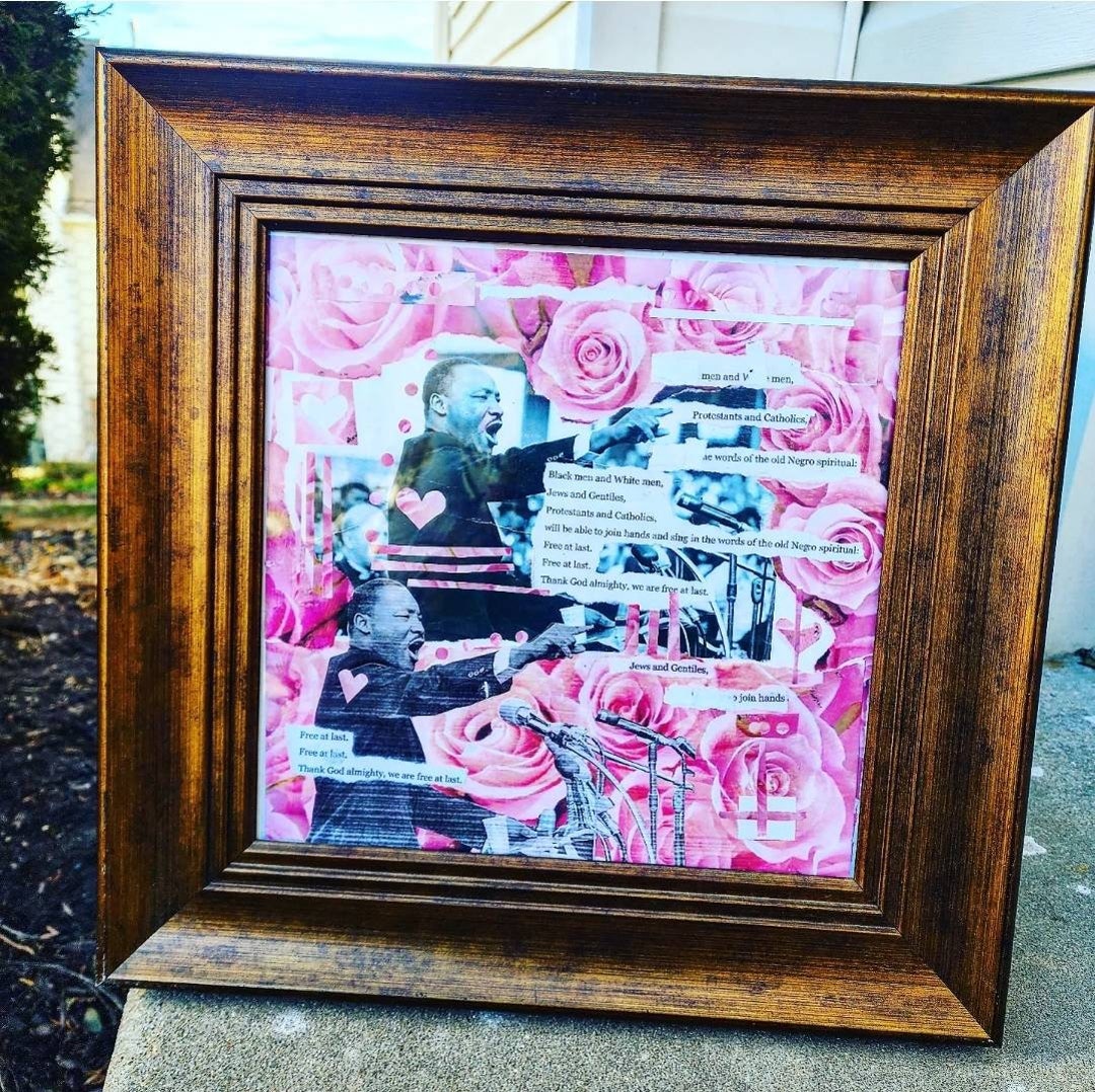 Martin Luther King Jr, Activist, Civil Rights, Cut Paper, 60s Protest ...