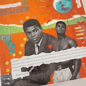 Ali. Muhammad Ali, Collage, Collage Work, Contemporary Art, Boxing ...