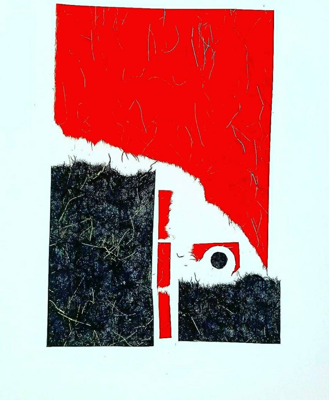 Abstract Art, Paper, Rice Paper, Bristol Board, Handmade, Unique ...