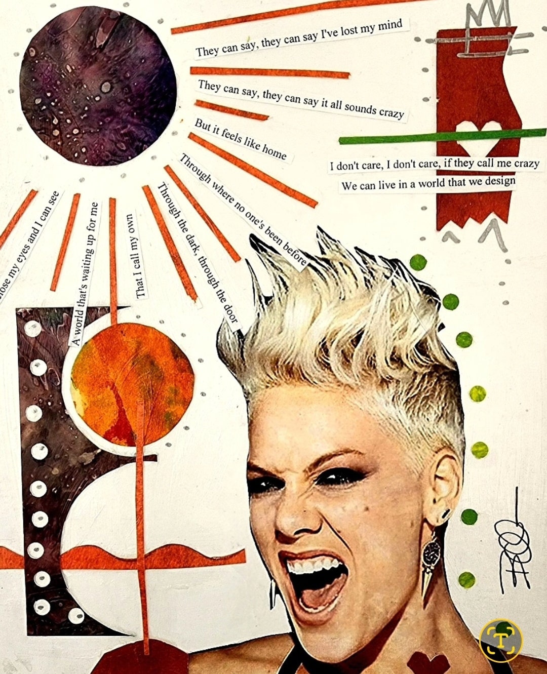 Pink, Song Writer, Pop Music, Cut Paper, 00s Music, 90's Music, Ripped ...