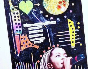 90s Black Music Artist Collage - Etsy