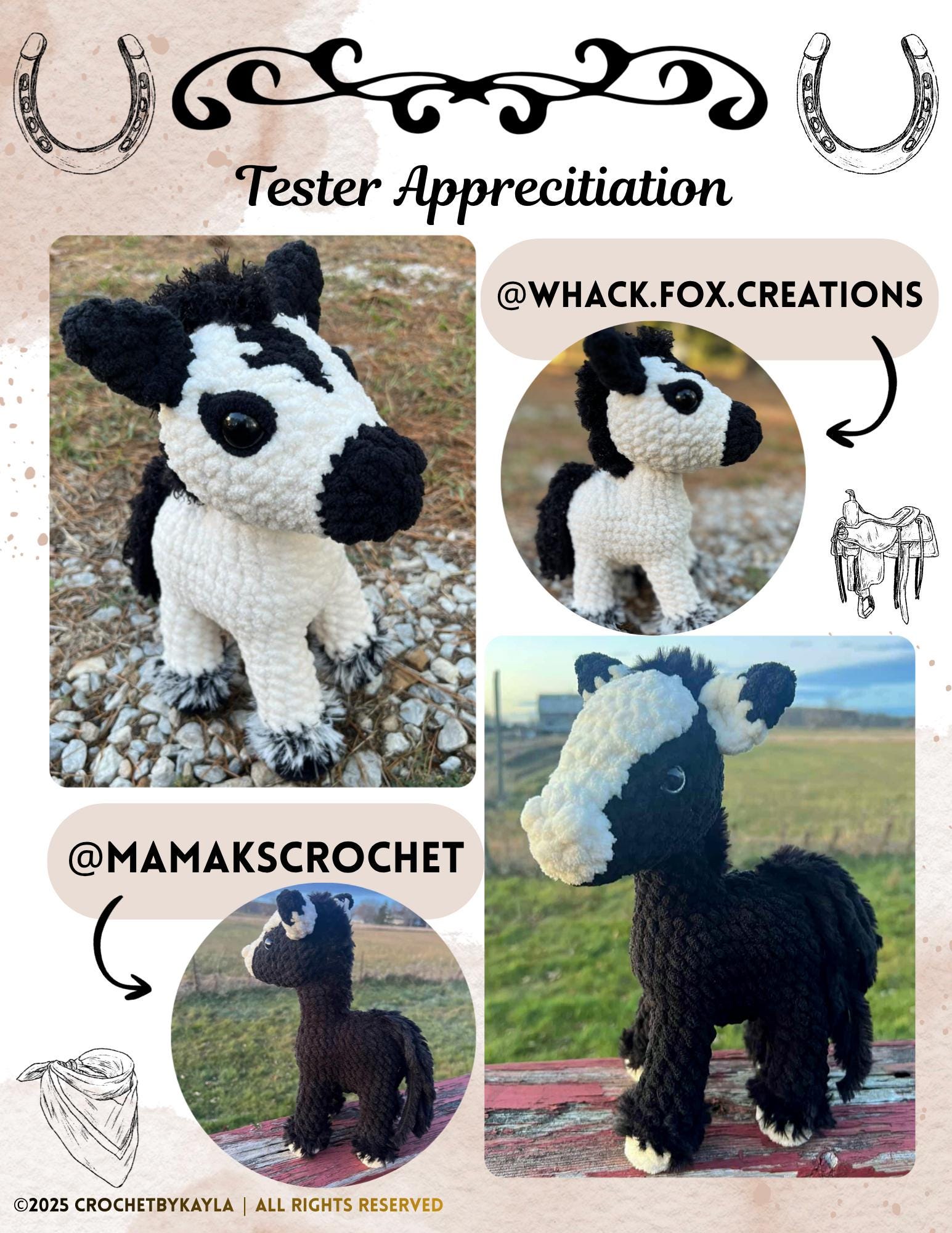 Felicity the Foal Crochet Pattern PDF - Etsy