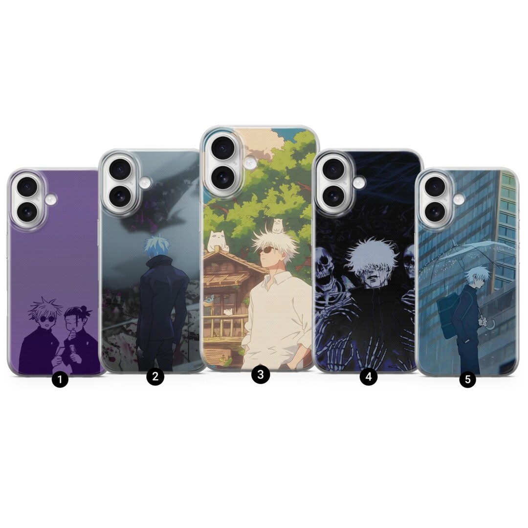 Gojo Satoru Phone Case Jujutsu Kaisen JJK Anime Manga Cover for iPhone ...