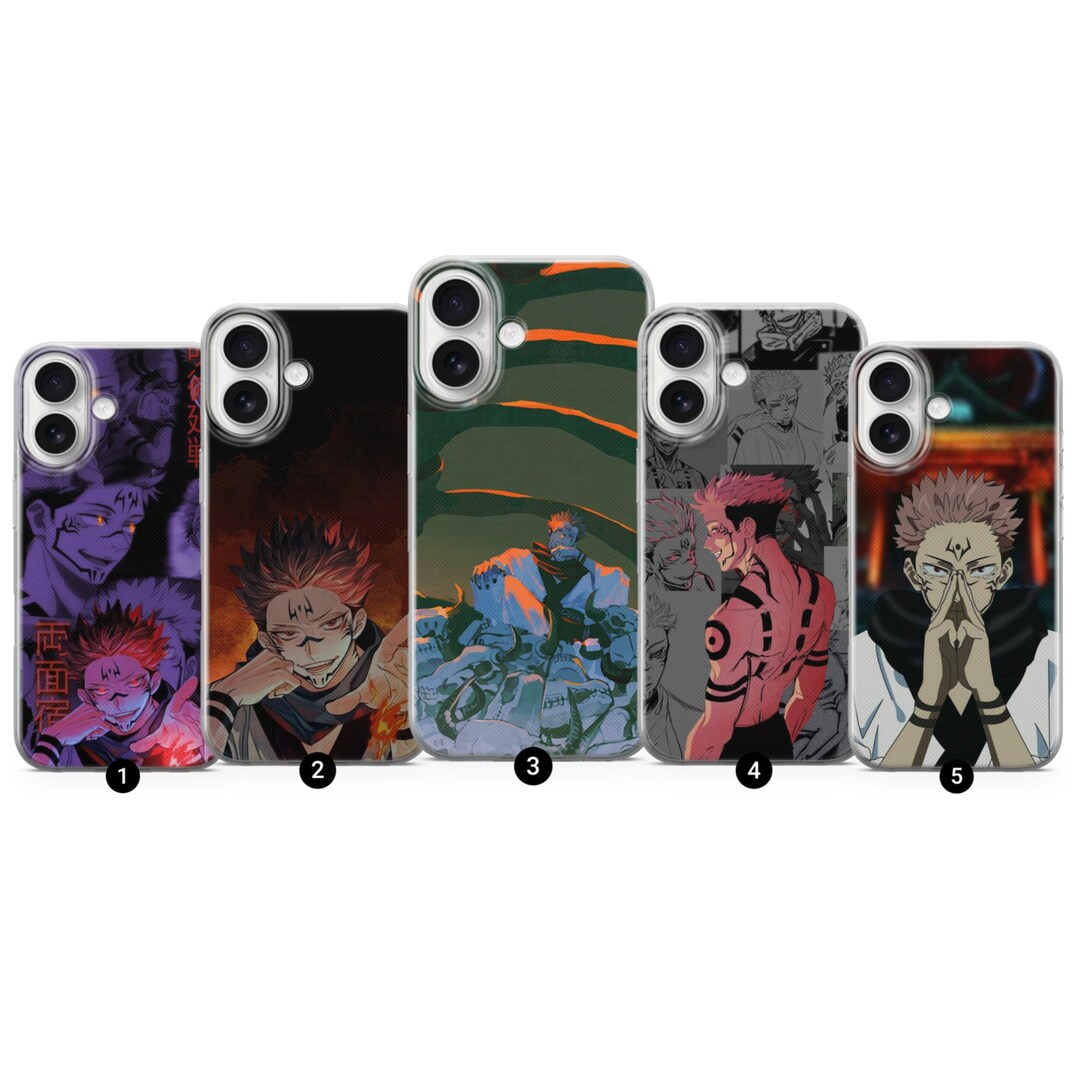 Itadori Yuji Phone Case Sukuna Jujutsu Kaisen Anime Cover for iPhone 17 ...