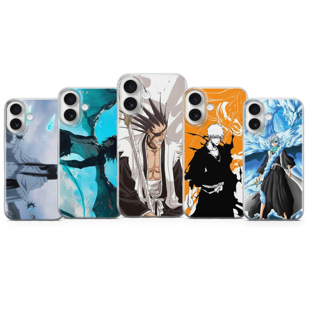 Ichigo Kurosaki Bleach Phone Case – Bankai Soul Reaper Anime Cover for ...