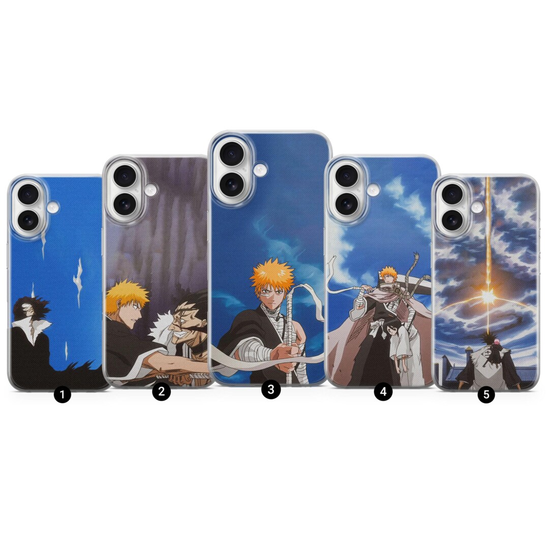 Bleach Phone Case Ichigo Kenpachi Manga Anime Cover for iPhone 17 Pro ...