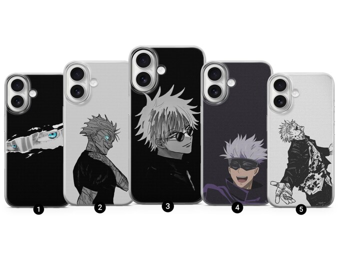 Anime Phone Case - Gojo Satoru JJK - Sturdy Phone Case for iPhone 17 16 ...