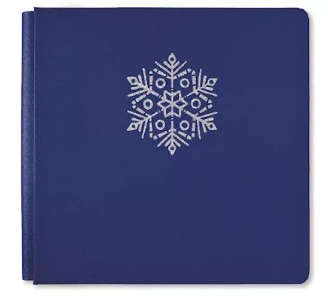 Creative Memories 12x12 Cobalt Enchaned Snow Globe Album Cover NEW - No ...
