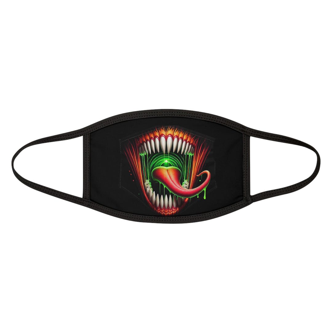 Spooky Monster Mouth Face Mask: Halloween Costume Accessory - Etsy