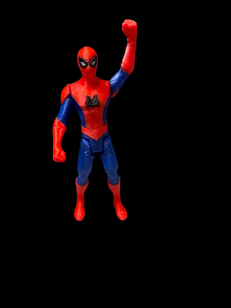3D Printed Articulated Spider-man - Etsy