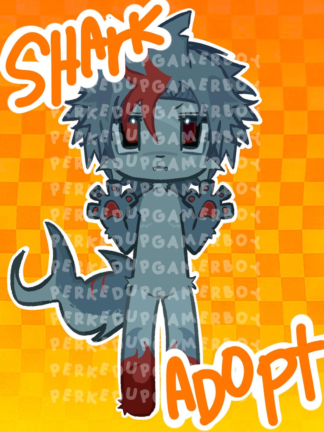 SHARK ADOPTABLE Cheap Unique Fursona Anthro Design - Etsy