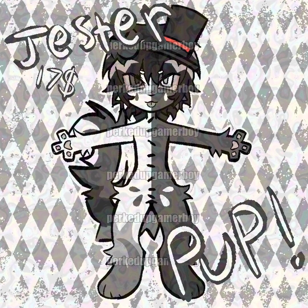 FURRY ADOPTABLE! / Jester Furry / Fursona / OC /anthro - Etsy