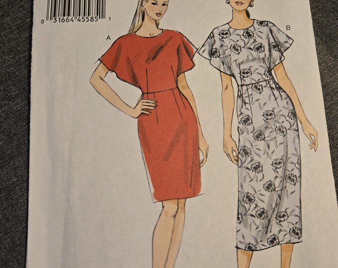 Vogue V9021 Sewing Pattern (2014) Very Easy Vogue Dress| Uncut Factory ...