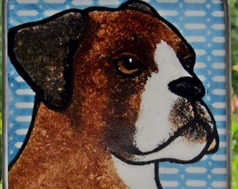 Stained Glass Boxer Pattern - Etsy