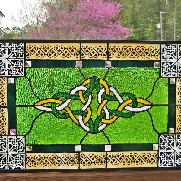 Celtic Stain Glass - Etsy