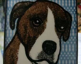 Boxer Stained Glass - Etsy