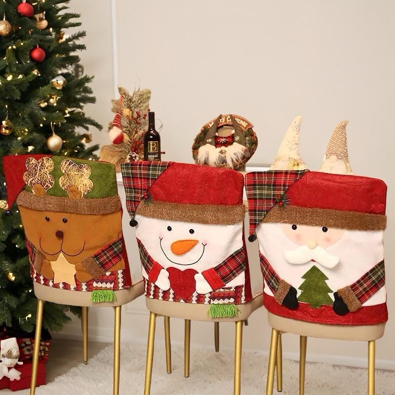 Christmas Chair Back Covers - Etsy