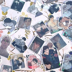 BL Yaoi Manhwa Stickers Holographic - Etsy