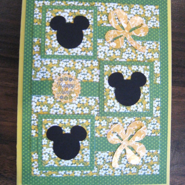 Handmade Mickey Mouse Cards - Etsy