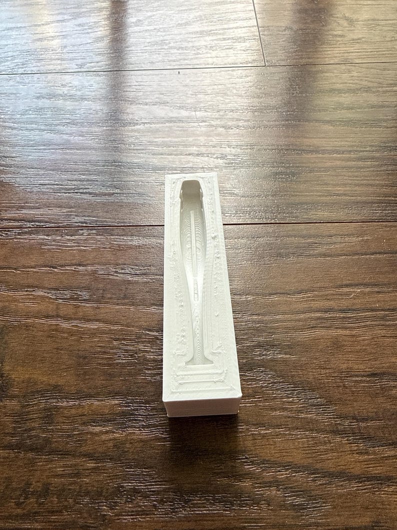 3.5” Swimbait Mold | Single Cavity Paddle Tail Fishing Lure Mold | PETG ...
